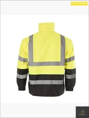 Jackets & Coats | Hivis Waterproof Rain Jacket With Mesh Lining ...